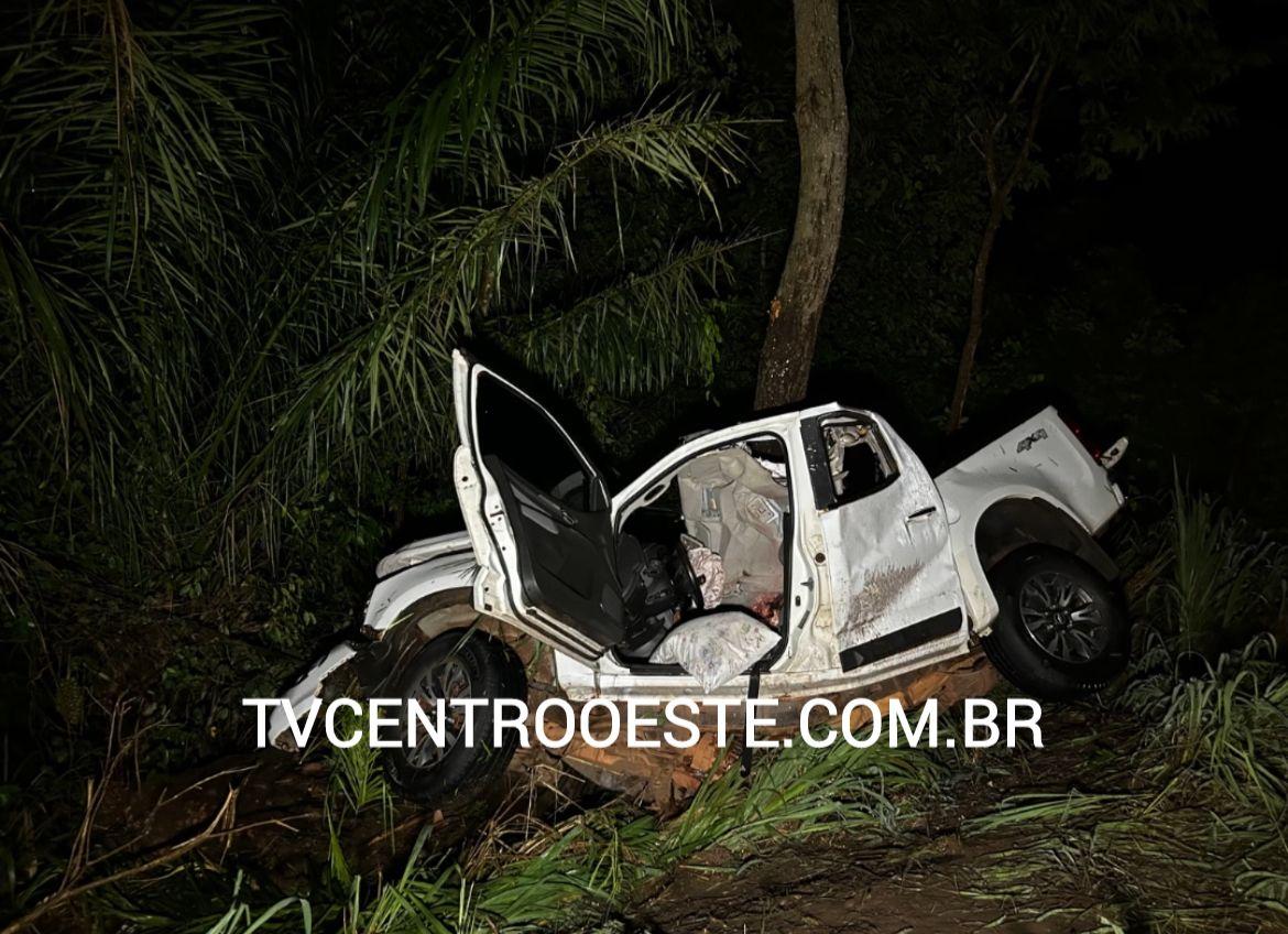 Mulher morre e marido fica ferido em acidente na BR 174 - TV Centro Oeste