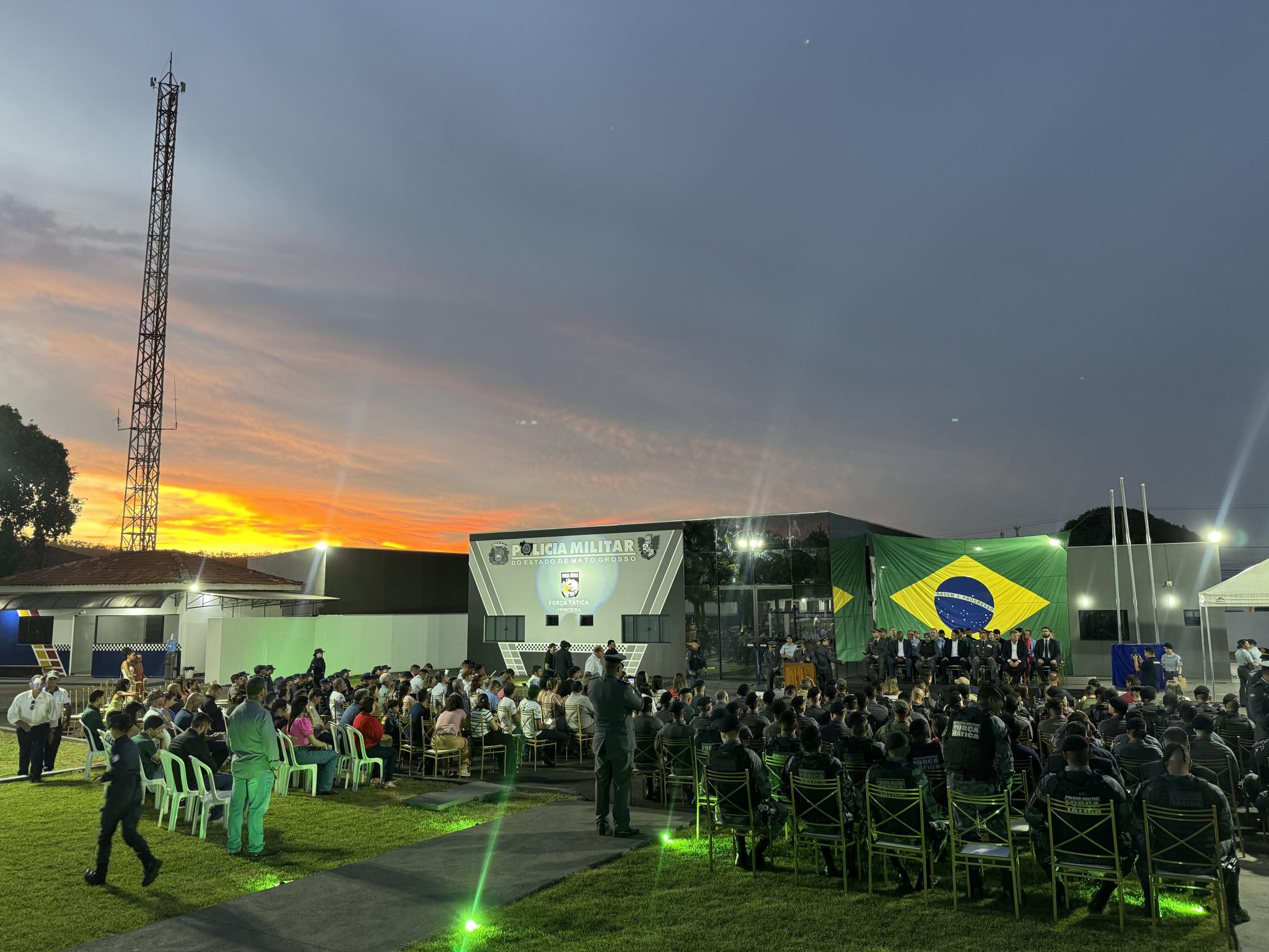 Nova sede da Força Tática é inaugurada em Pontes e Lacerda com ...
